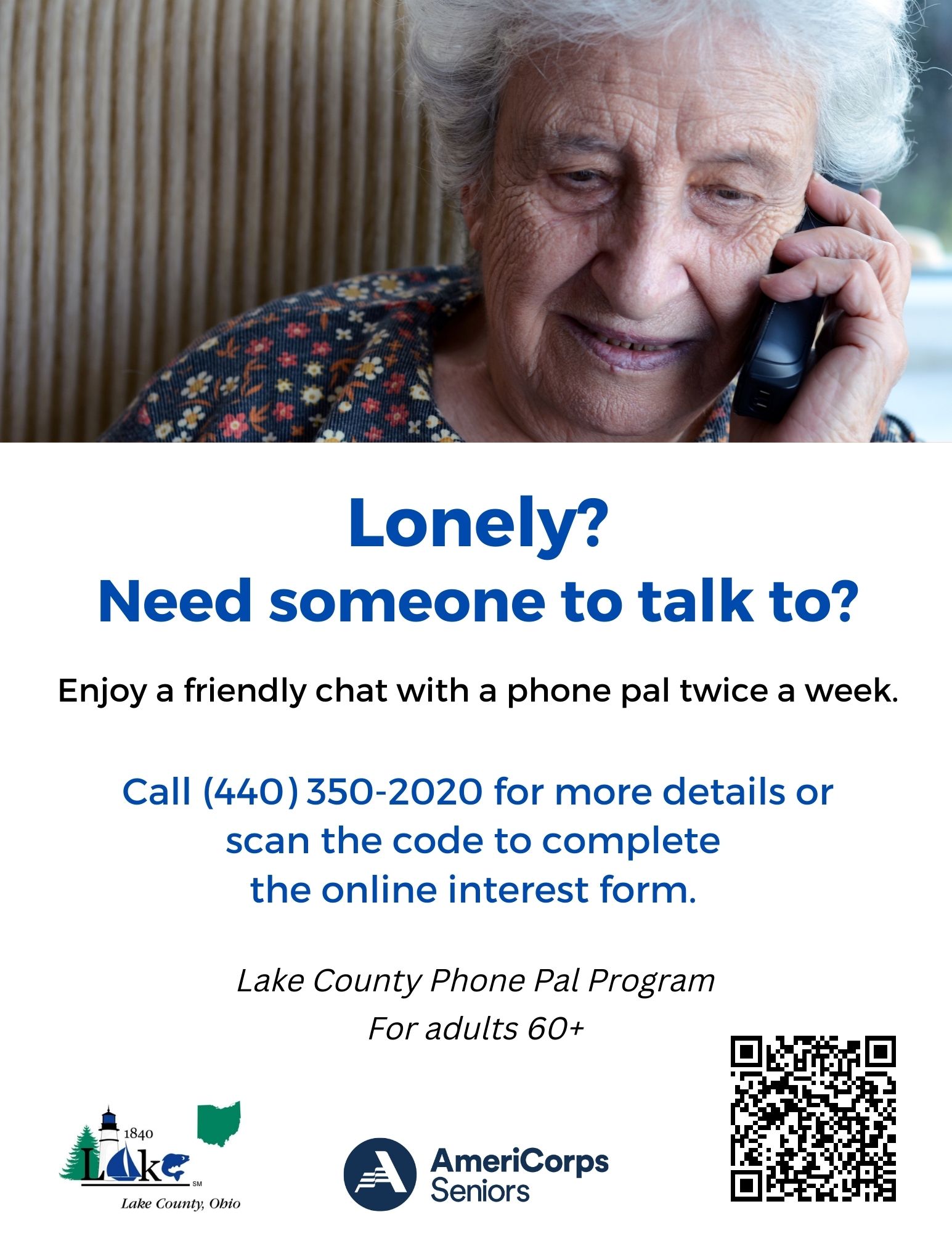 Phone Pal Program - Senior Services